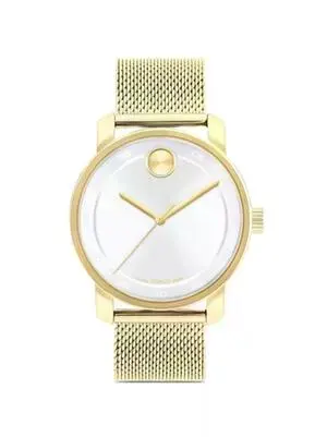 Movado 41mm Mesh Watch - Silver