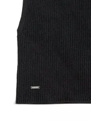 DIDRIKSONS Ribbed-knit Logo-plaque Balaclava
