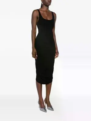 Jacquemus Scoop Neck Sleeveless Midi Dress