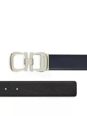FERRAGAMO Reversible And Adjustable Gancini Belt