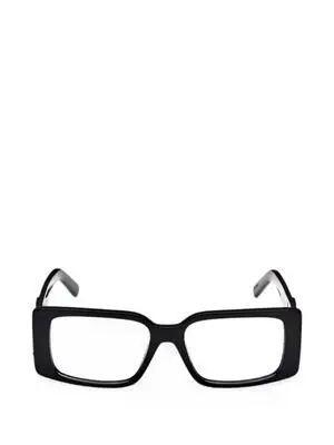 Mcm Rectangle-frame Glasses - Black
