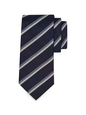 FERRAGAMO Regimental Jacquard Silk Tie