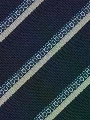 FERRAGAMO Regimental Jacquard Silk Tie