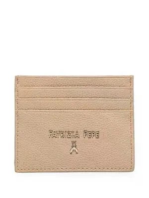 Patrizia Pepe Textured Card Holder - Neutrals