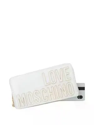 Moschino Logo-lettering Zip-around Wallet
