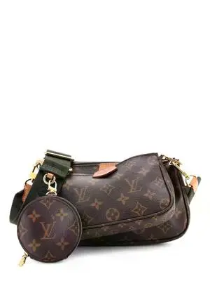 LOUIS VUITTON Multi Pochette Accessoires Monogram Canvas Crossbody Bag - Brown