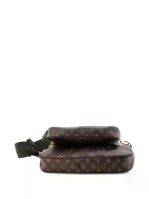 LOUIS VUITTON Multi Pochette Accessoires Monogram Canvas Crossbody Bag - Brown