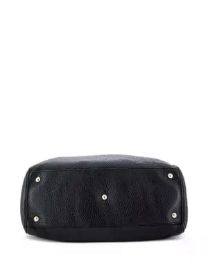 Gucci Bamboo Shopper Leather Medium Tote Bag - Black