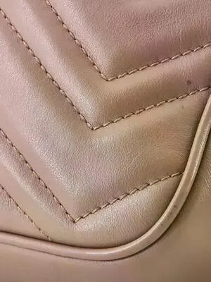 Gucci Gg Marmont Matelassé Leather Mini Shoulder Bag - Neutrals
