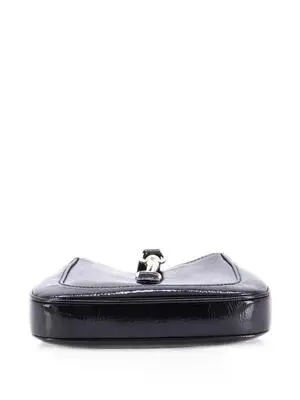 Gucci Jackie Notte Chain Patent Mini Hobo Bag