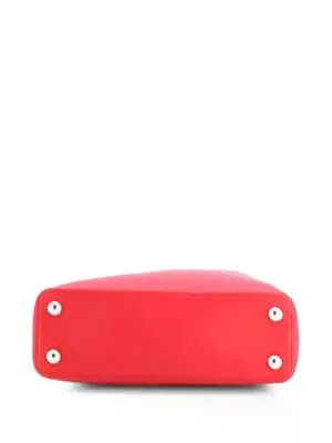 LOUIS VUITTON Capucines Bb Satchel Bag - Red