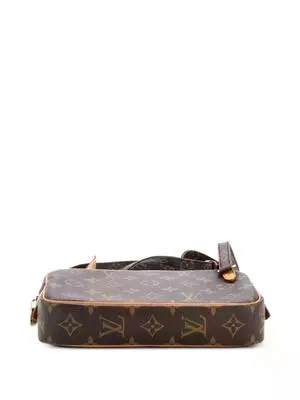 LOUIS VUITTON Pochette Marly Bandouliere Monogram Canvas Crossbody Bag - Brown
