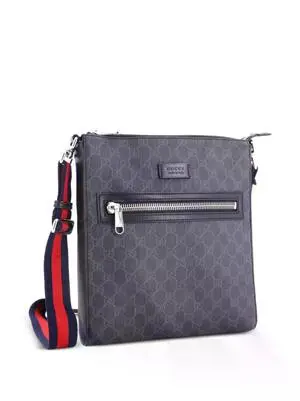 Gucci Gg Coated Canvas Medium Messenger Bag