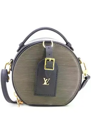 LOUIS VUITTON Mini Boite Chapeau Epi Leather Crossbody Bag - Black