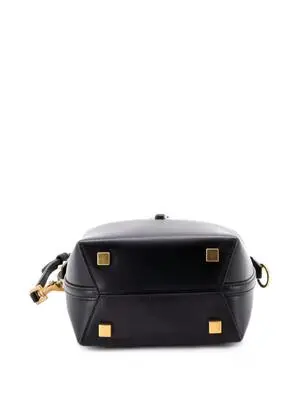 Saint Laurent Le 37 Leather Mini Bucket Bag - Black