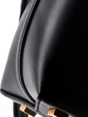 Saint Laurent Le 37 Leather Mini Bucket Bag - Black