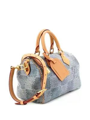 LOUIS VUITTON Speedy Bandouliere Satchel - Blue