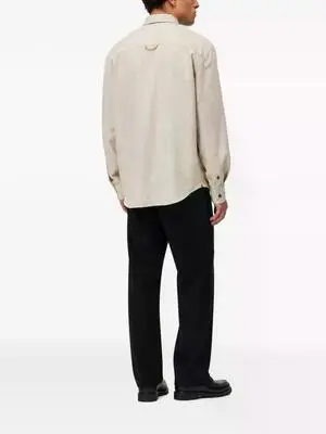 RETORI Brushed-effect Patch-pocket Shirt