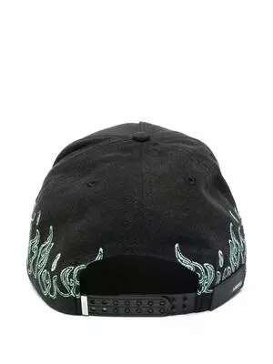 Amiri Flame Embroidered Baseball Cap