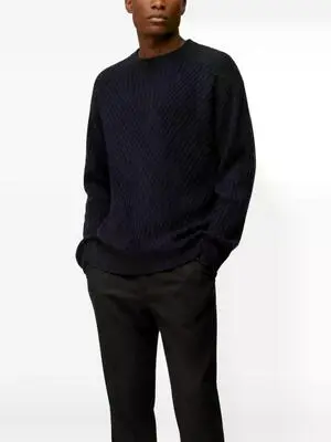 RETORI Ribbed-knit Crew-neck Sweater
