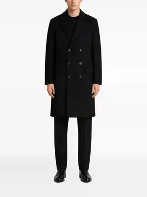 RETORI Double-breasted Coat - Black