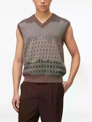 RETORI Reversible Jacquard-knit Vest