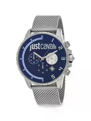 Just Cavalli Mesh-strap 44mm Watch - Blue
