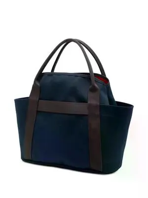 Hermès 2024 Toile Sac De Pansage Satchel - Blue