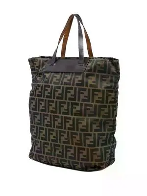 Fendi 2000-2010 Zucca Canvas Tote Bag