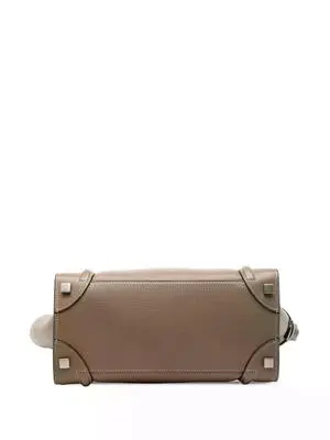 Celine 2022 Micro Leather Luggage Tote Bag