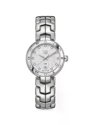 Tag Heuer Link Diamond 29mm Watch - Silver