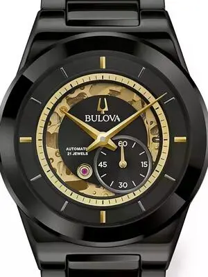 Bulova Automatic Movement Watch With Link Bracelet