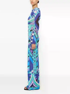 Emilio Pucci Vivara Print Tulle Dress