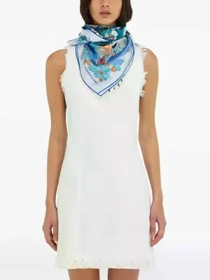 FERRAGAMO Jungle-party Print Silk Scarf