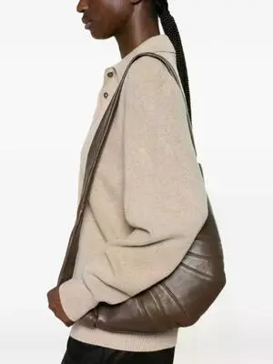 LEMAIRE Small Croissant Shoulder Bag - Brown