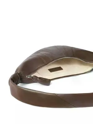 LEMAIRE Small Croissant Shoulder Bag - Brown