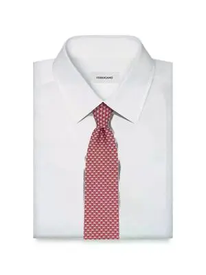 FERRAGAMO Tournament-print Silk Tie
