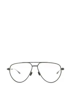 Valentino Garavani Rockstud Pilot-frame Glasses - Grey