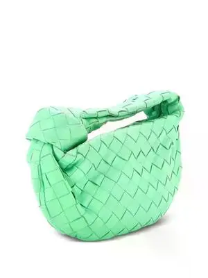 Bottega Veneta Jodie Mini Hobo Bag Intrecciato Nappa - Green