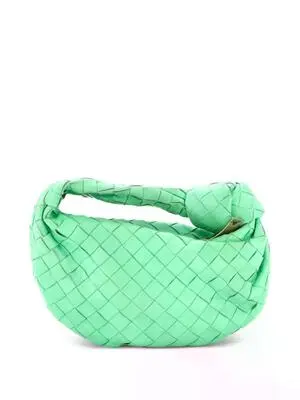 Bottega Veneta Jodie Mini Hobo Bag Intrecciato Nappa - Green
