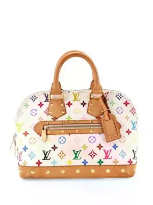 LOUIS VUITTON Alma Handbag Monogram Multicolor Pm Satchel - Multicolour