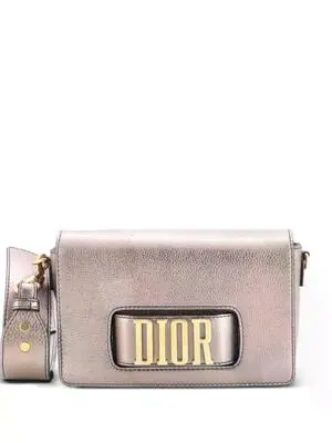Dior Dioevolution Flap Bag Leather Medium Shoulder Bag - Brown