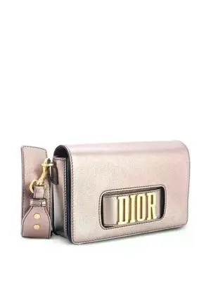 Dior Dioevolution Flap Bag Leather Medium Shoulder Bag - Brown