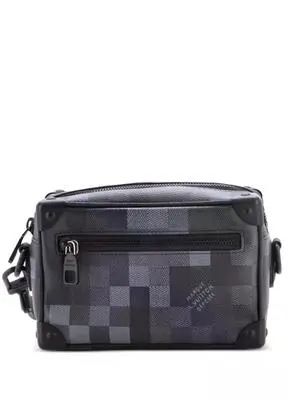 LOUIS VUITTON Soft Trunk Bag Damoflage Canvas Mini Crossbody Bag