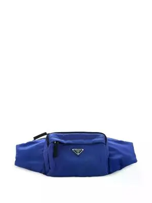 Prada Nylon Belt Bag - Blue