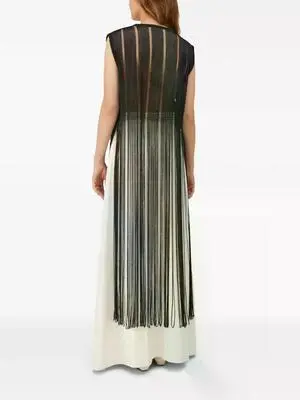 RETORI Retrofestyle Embroidered Fringed Vest
