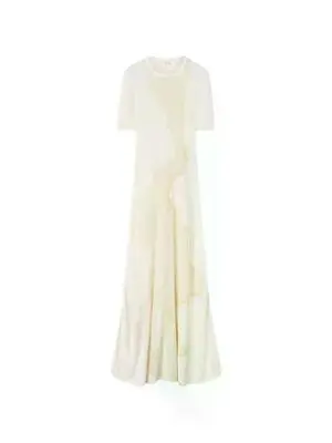 RETORI Retrofit Mixed-media Maxi Dress - Neutrals