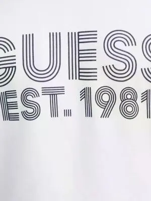Guess Logo-print Crew-neck Sweater