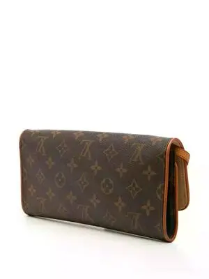 LOUIS VUITTON 2000 Monogram Pochette Twin Gm Crossbody Bag