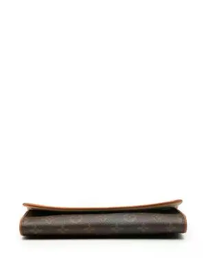 LOUIS VUITTON 2000 Monogram Pochette Twin Gm Crossbody Bag